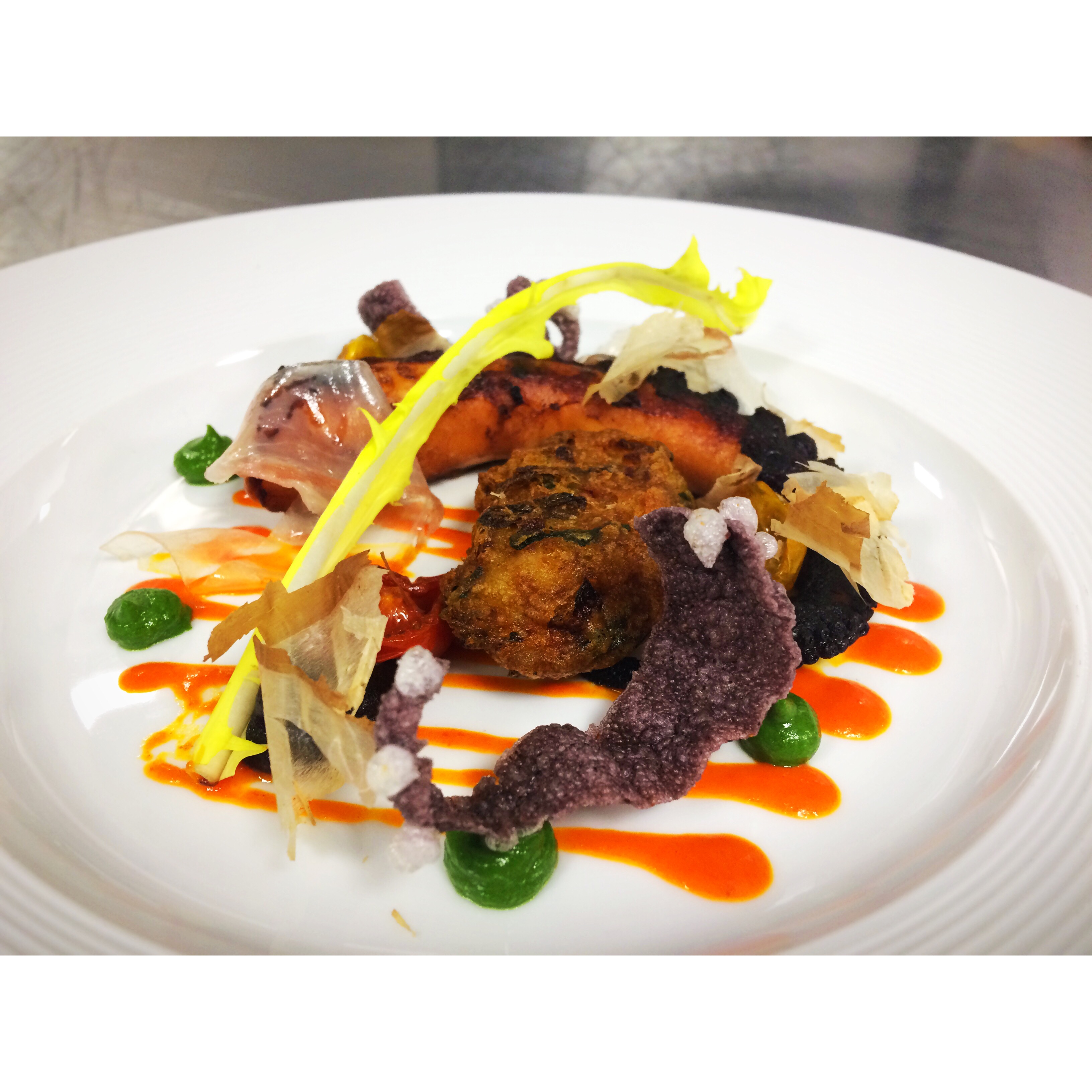 The Fish Course Winner - Slow cooked Octopus - One Moorgate Place